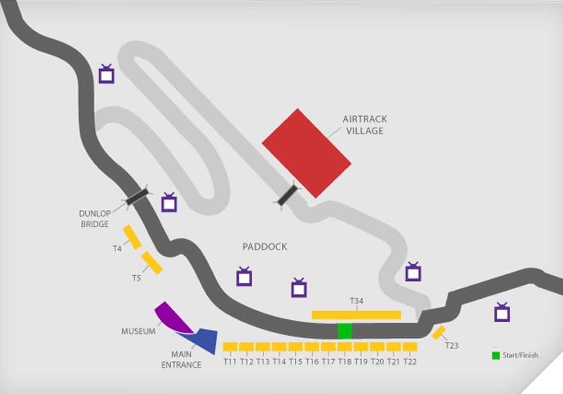 Tribuner på Le Mans - Grand Prix Tours